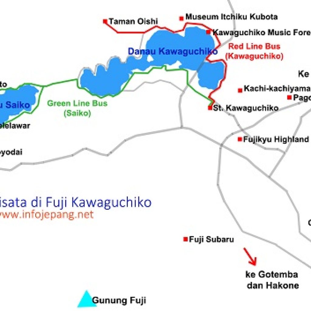 Bus dari Tokyo ke Gunung Fuji dan Kawaguchiko - Info Wisata di Jepang