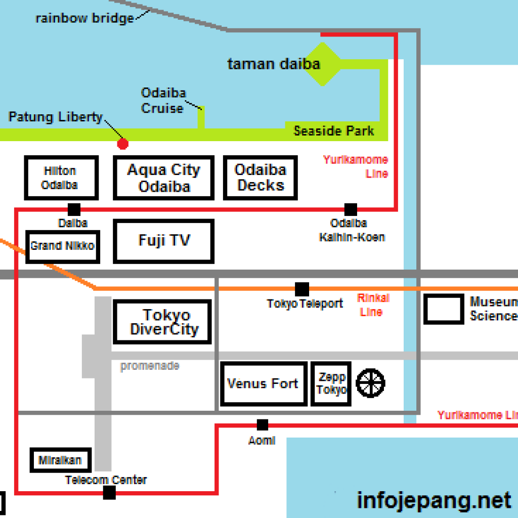 Jalan-jalan ke Odaiba Tokyo - Info Liburan dan Wisata di Jepang